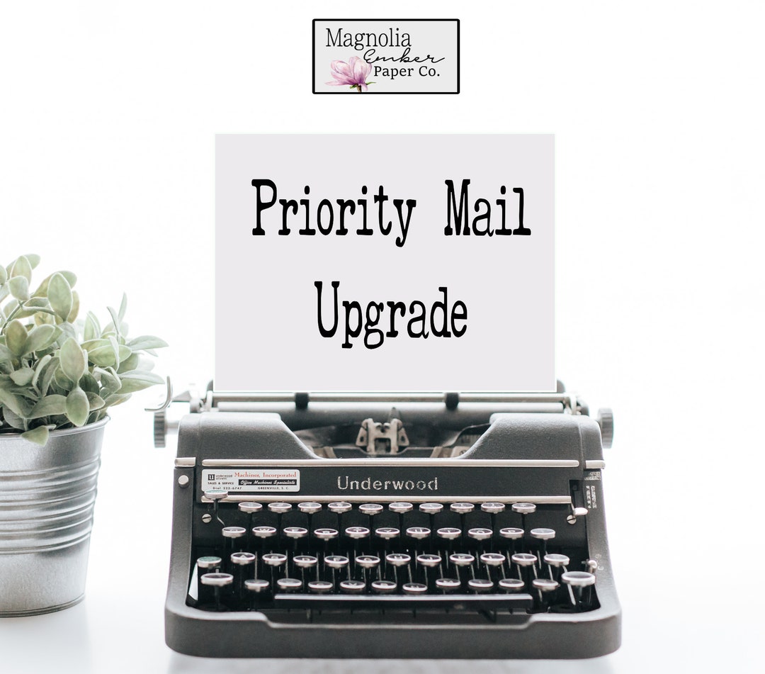 Upgrade Your Order to Priority Mail Shipping - Etsy