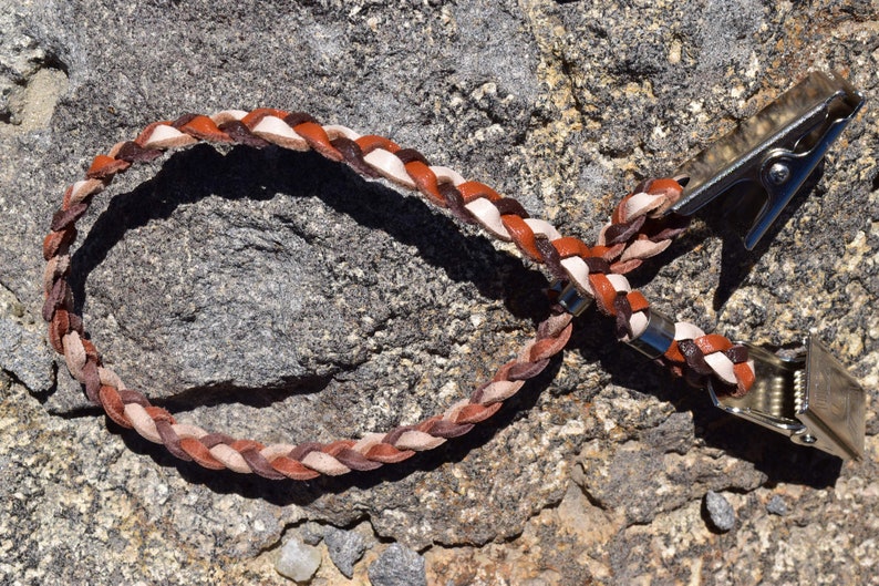 Leather Hat Leash 2 Clips | Etsy