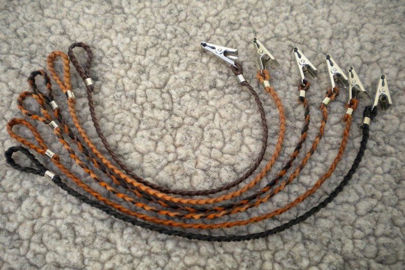 Leather Hat Leash - Loop & Clip - Etsy