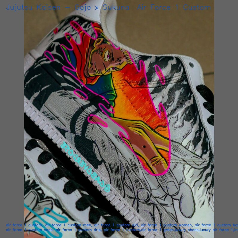 Jujutsu Kaisen Gojo X Sukuna Air Force 1 Custom Perfect Gift - Etsy