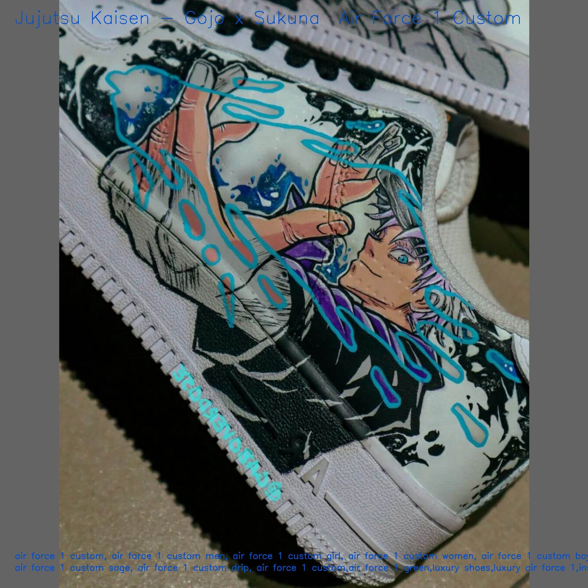 Jujutsu Kaisen Gojo X Sukuna Air Force 1 Custom Perfect Gift - Etsy