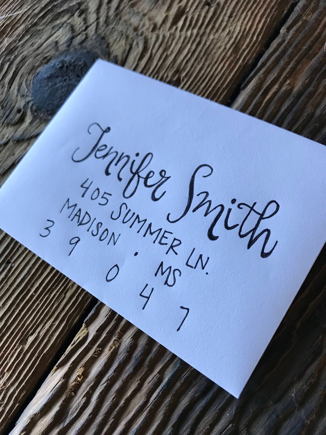 Handwritten Address Envelopes Addressed Thank You Notes Handwritten ...