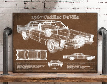 Cadillac Print | Etsy