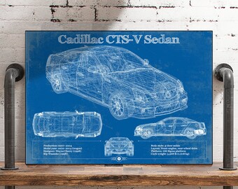 Cadillac Print | Etsy