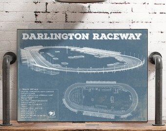 Nascar Blueprint | Etsy