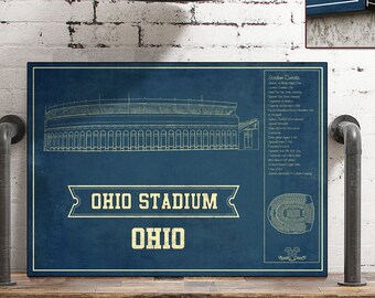 Ohio state art | Etsy