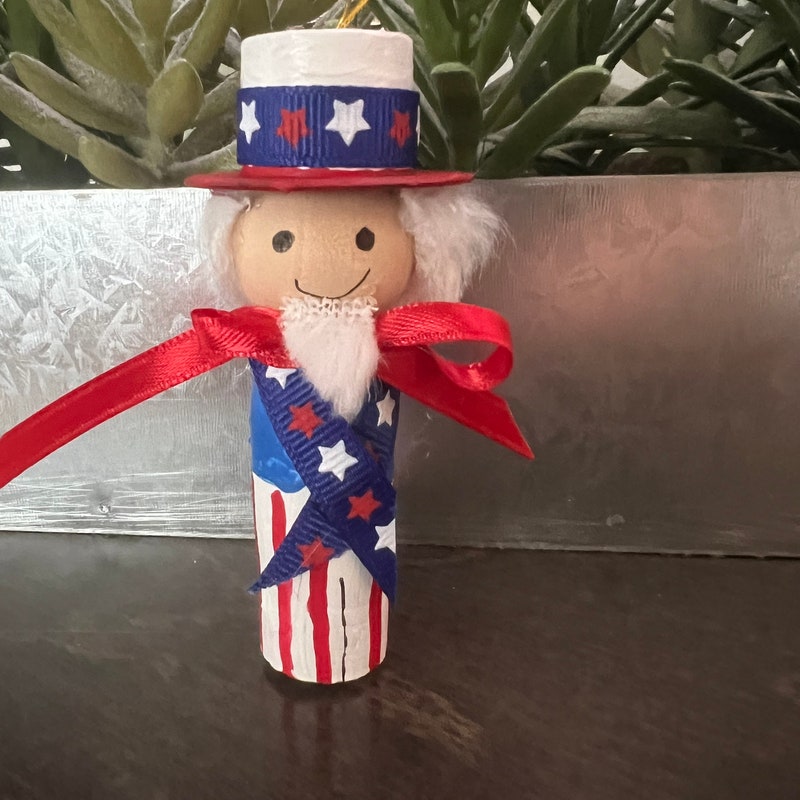 Uncle Sam Figurine - Etsy