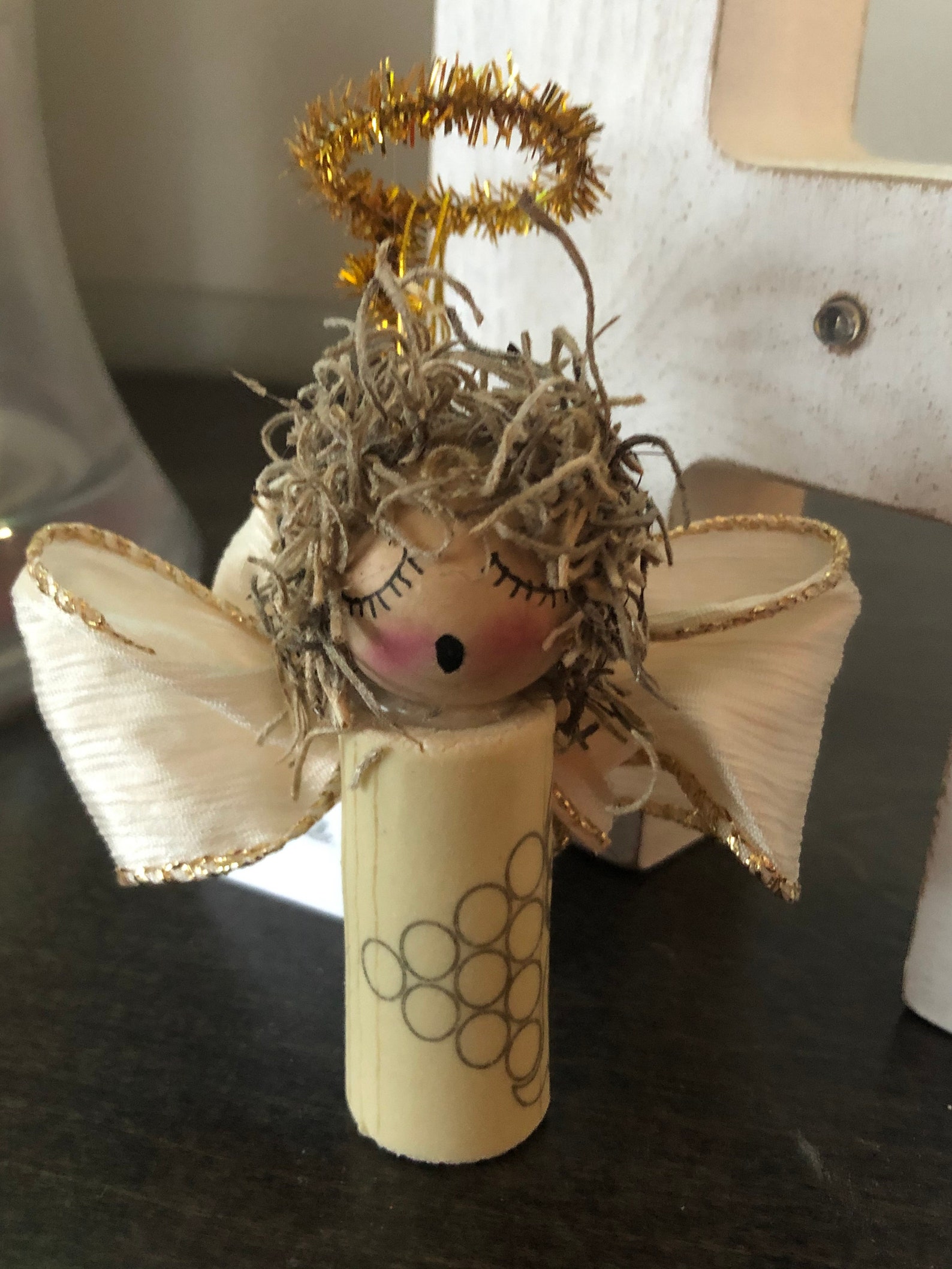 Blonde Cork Angel - Etsy