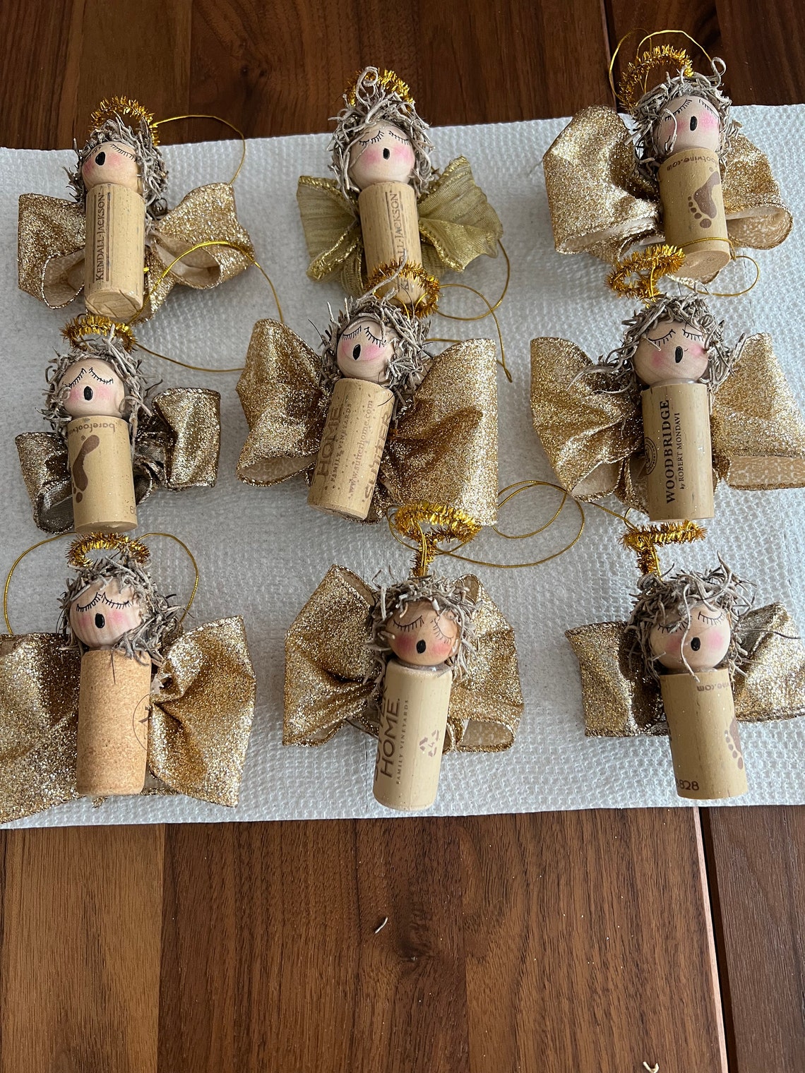 Cork Angel Ornament ORDER 4 GET 8 Plus Free Shipping - Etsy