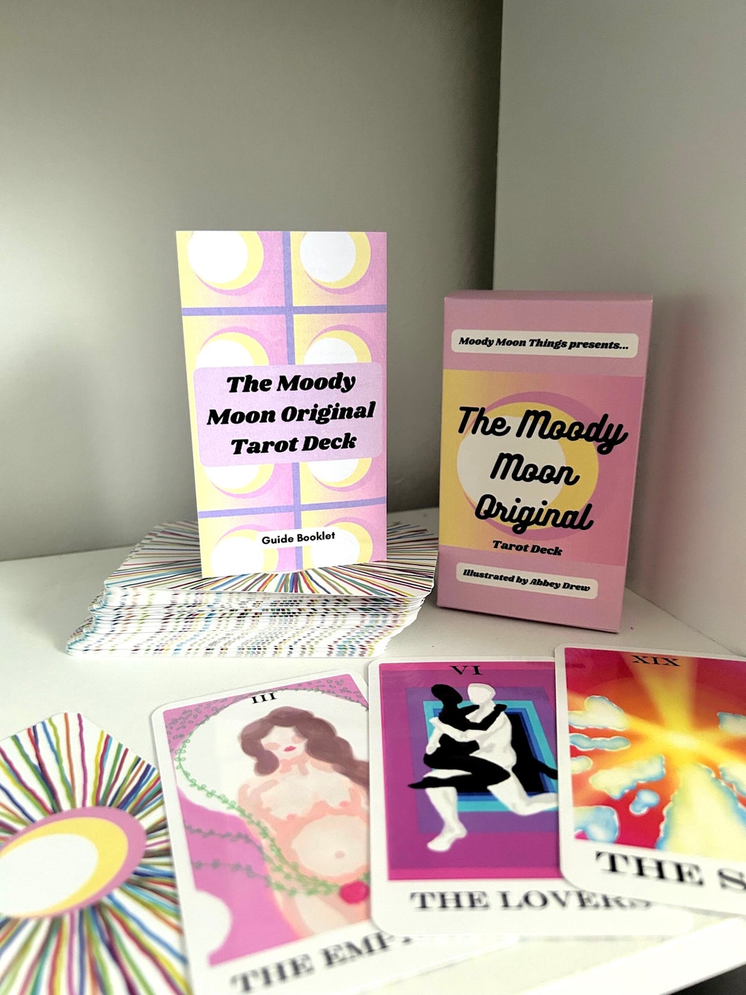 The Moody Moon Original Tarot Deck - Etsy