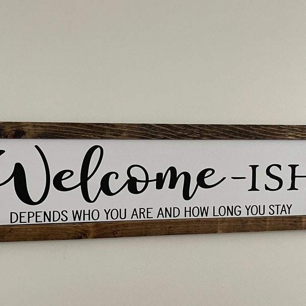 Funny Welcome Sign - Etsy
