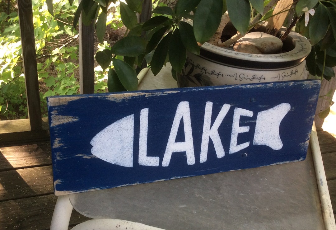 Lake Rustic Pallet Sign, Lake Decor, Wood Sign, Cottage Decor - Etsy