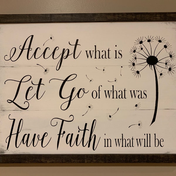 Accept What is Sign - Etsy