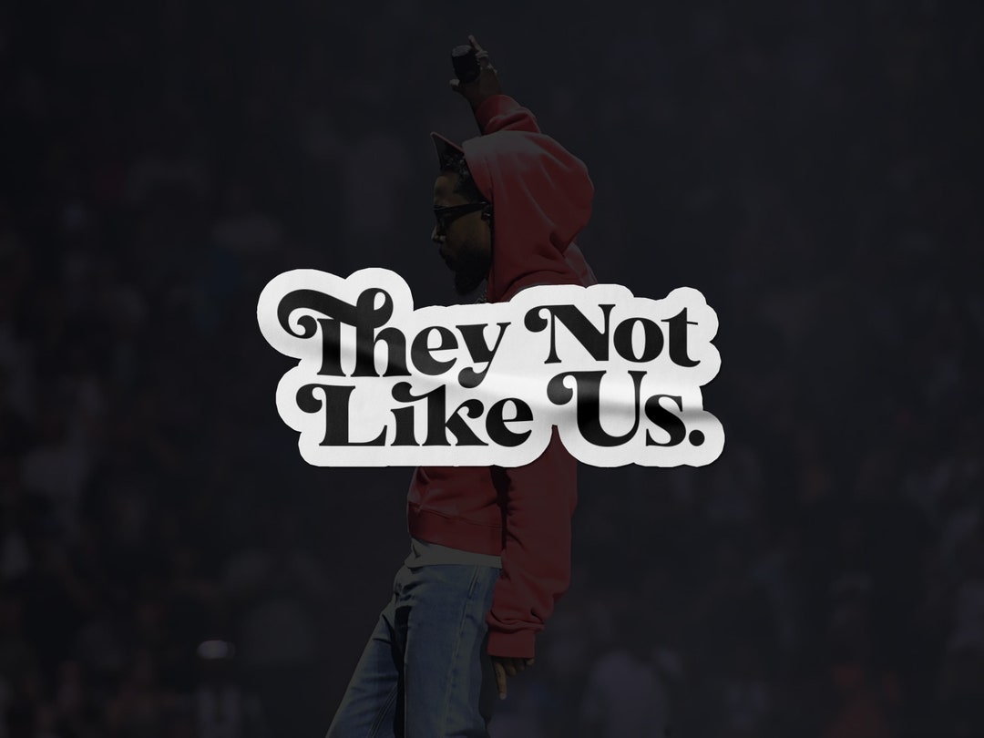 They Not Like Us Sticker - Etsy