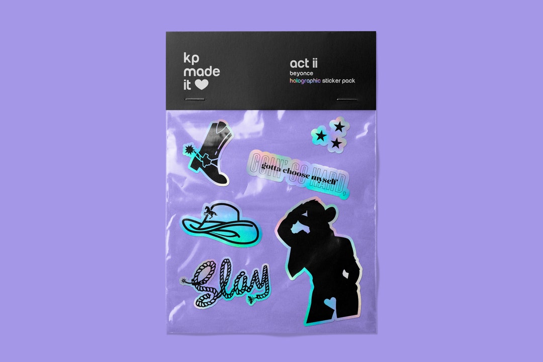 Act II Holographic Sticker Pack - Etsy
