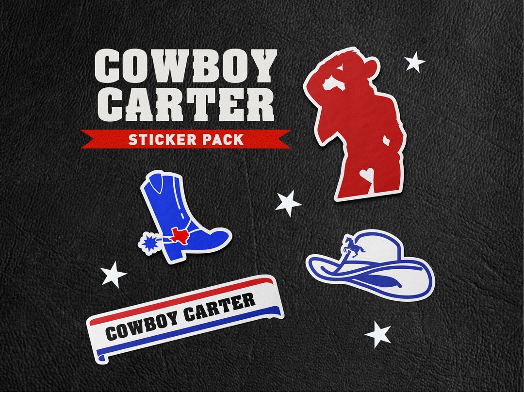 Beyoncé Cowboy Carter Act II Sticker Pack - Etsy