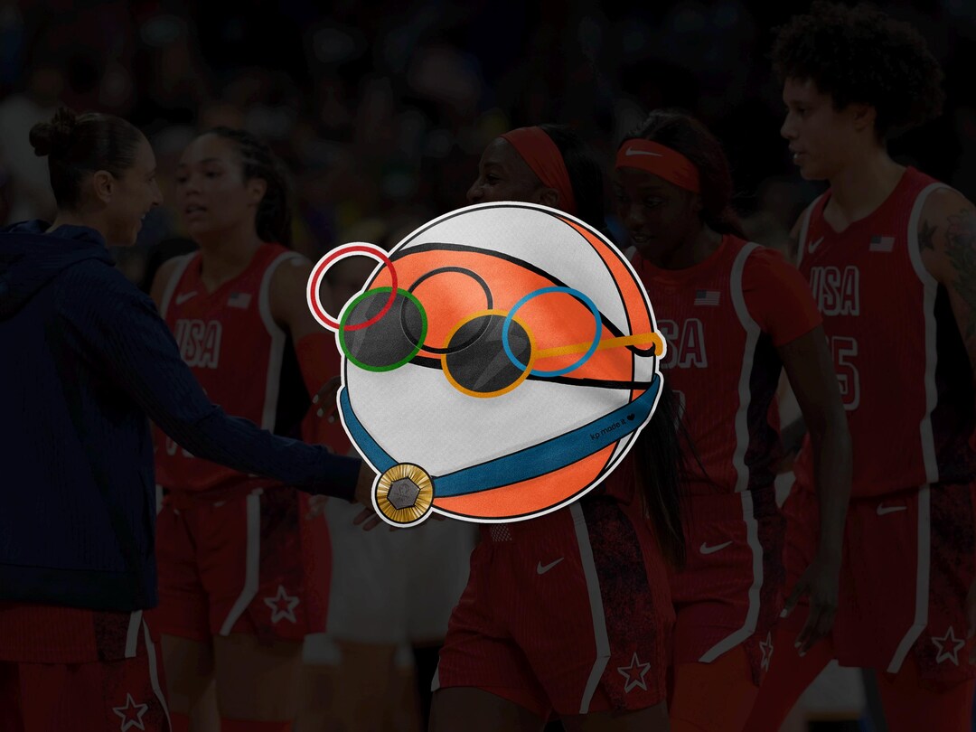WNBA 2024 Olympic Champs Sticker - Etsy
