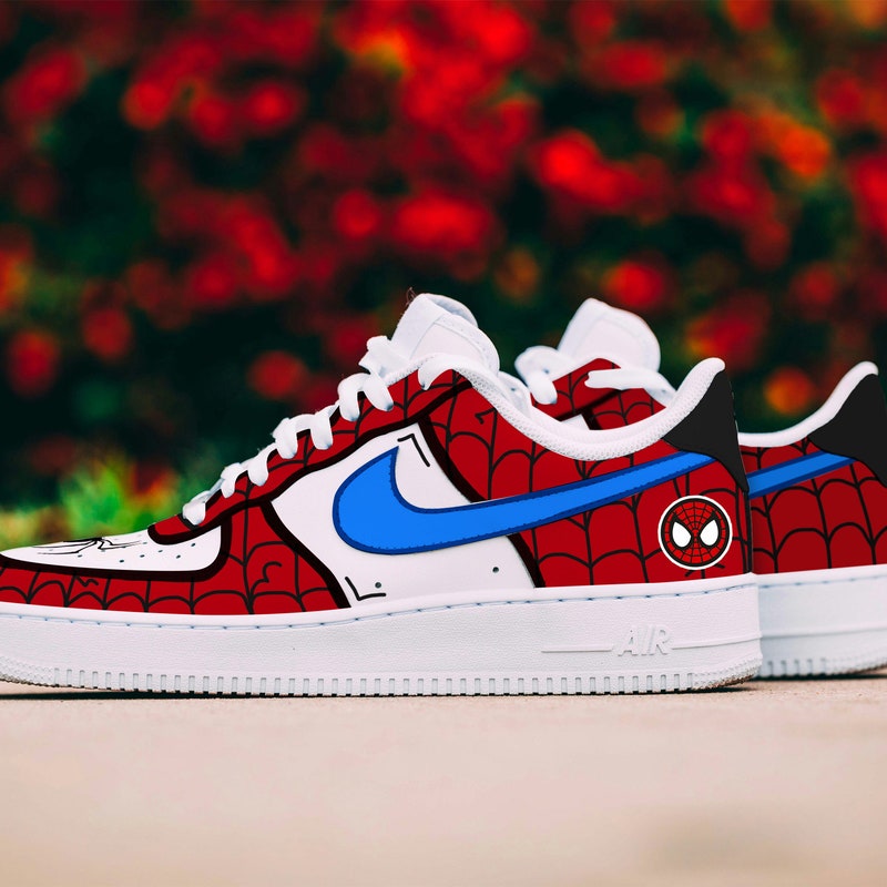 Spiderman Shoes - Etsy