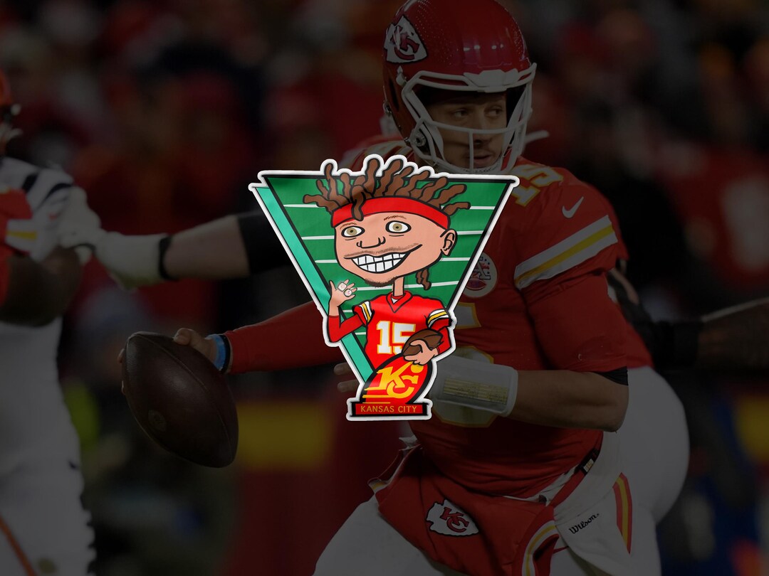 Patrick Mahomes X Rocket Power Sticker - Etsy
