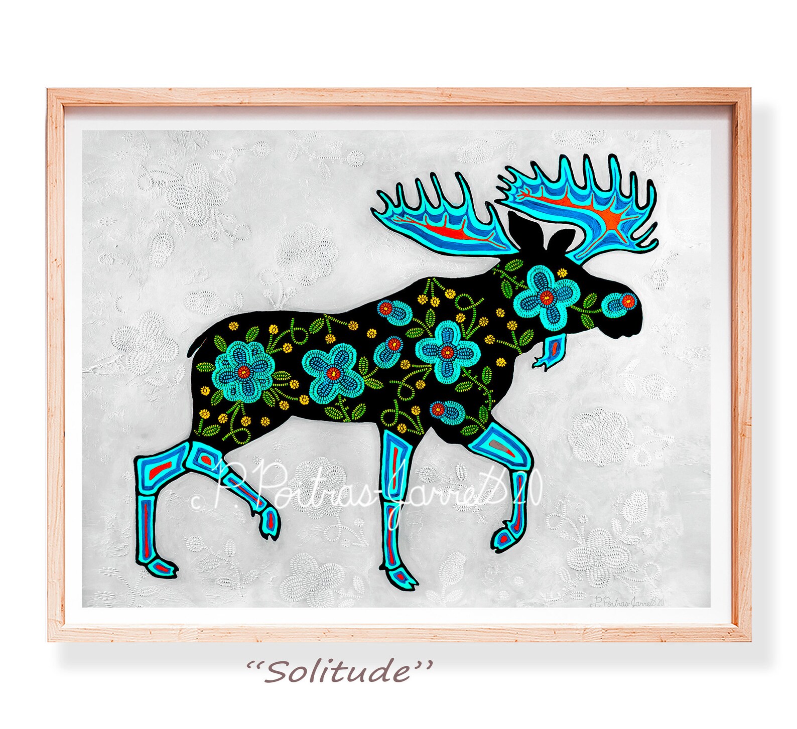 MOOSE Print, MOOSE Wall Art, Original Art, Animal Art, Woodland Animals ...