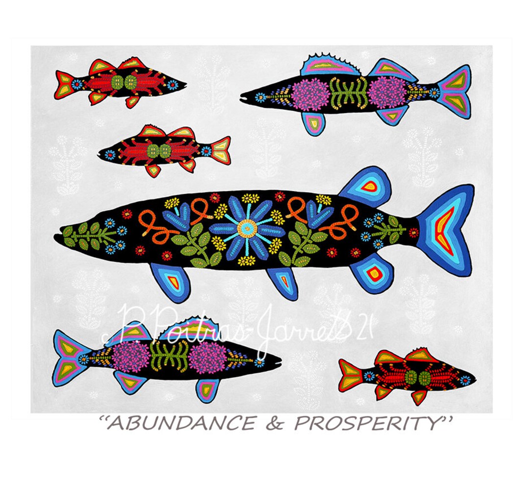 Fish Spirit Art, Fish Artwork, Fish Decor, Fish Wall Art, Fishing ...