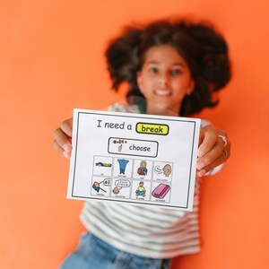 Boardmaker "i Need a Break" Visual Chooseboard - Etsy