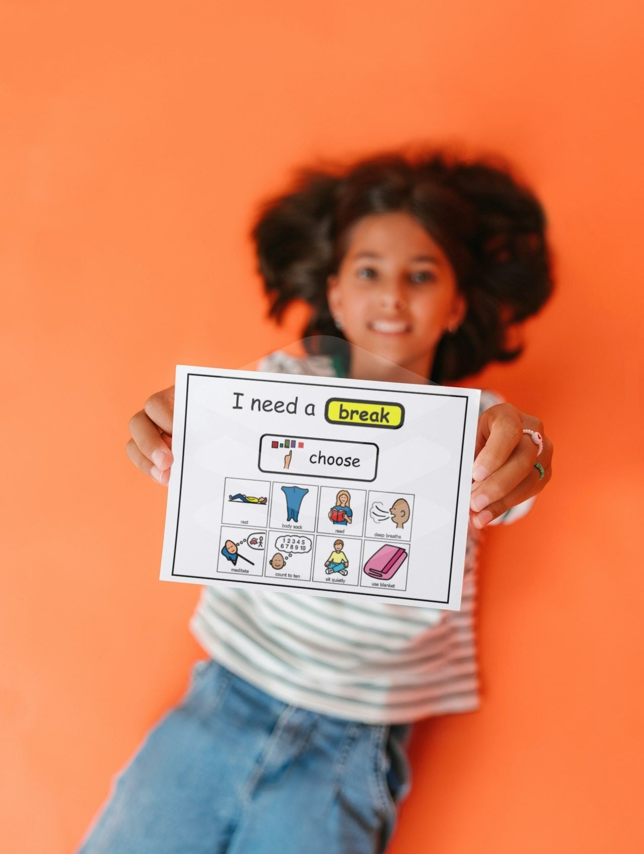 Boardmaker i Need a Break Visual Chooseboard - Etsy