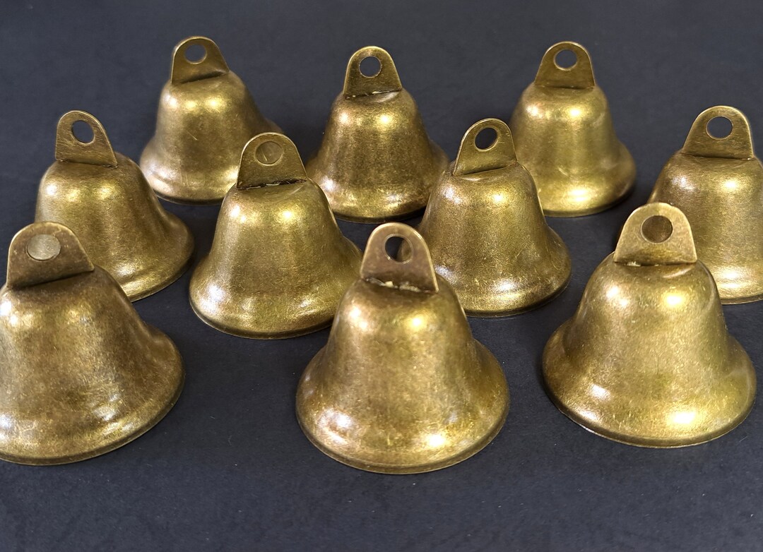 8 Iron Bells With Bright Sound, Brass Bells on a String, Make a ...