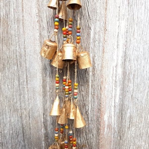 Bells Windchime, Bells on String, Colorfull Windchime, String of Bells ...