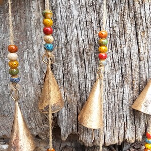 Bells Windchime, Bells on String, Colorfull Windchime, String of Bells ...