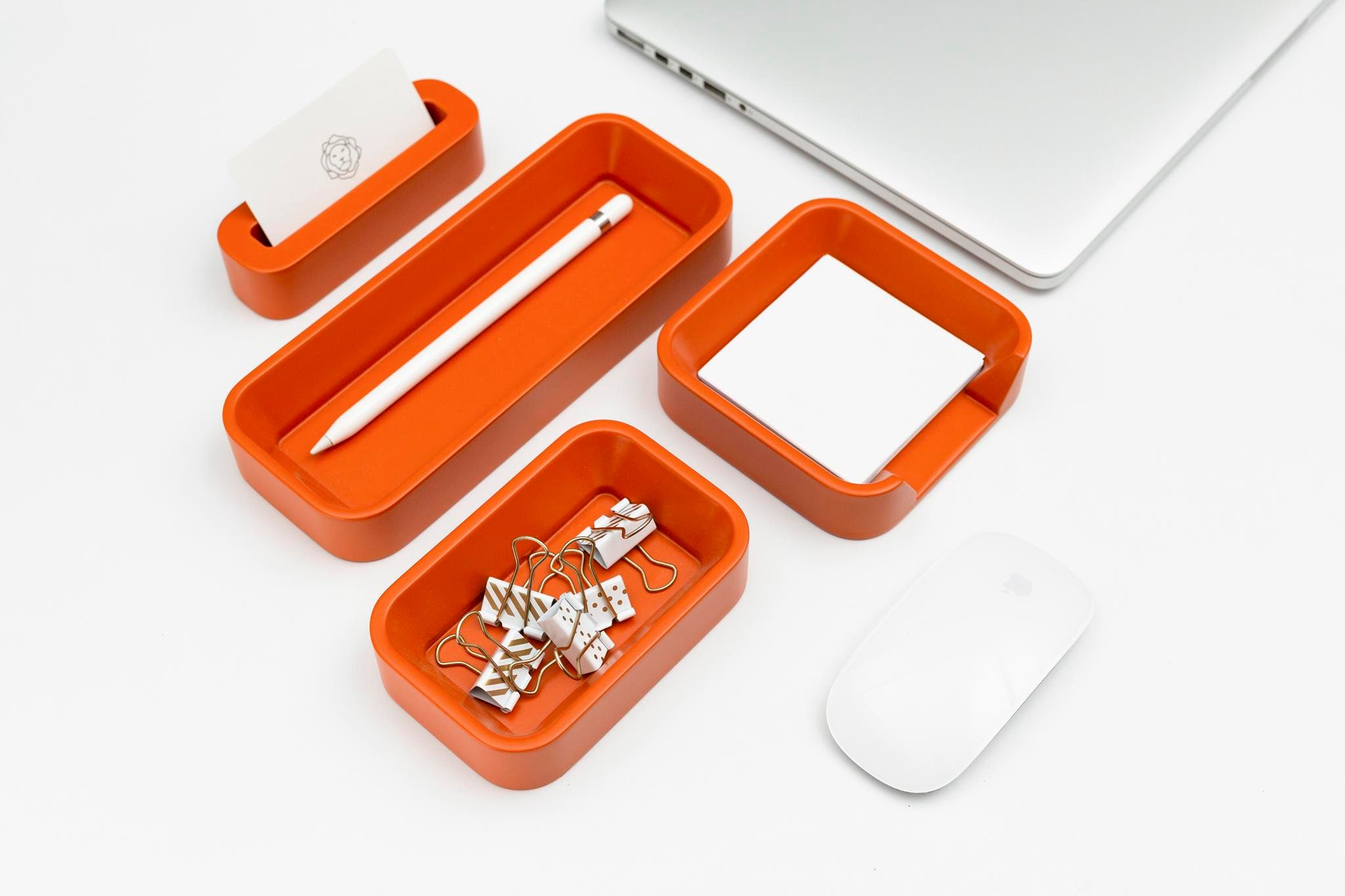Orange Paper Clip Holderwood Paper Clip Cupwooden Paper Clip - Etsy