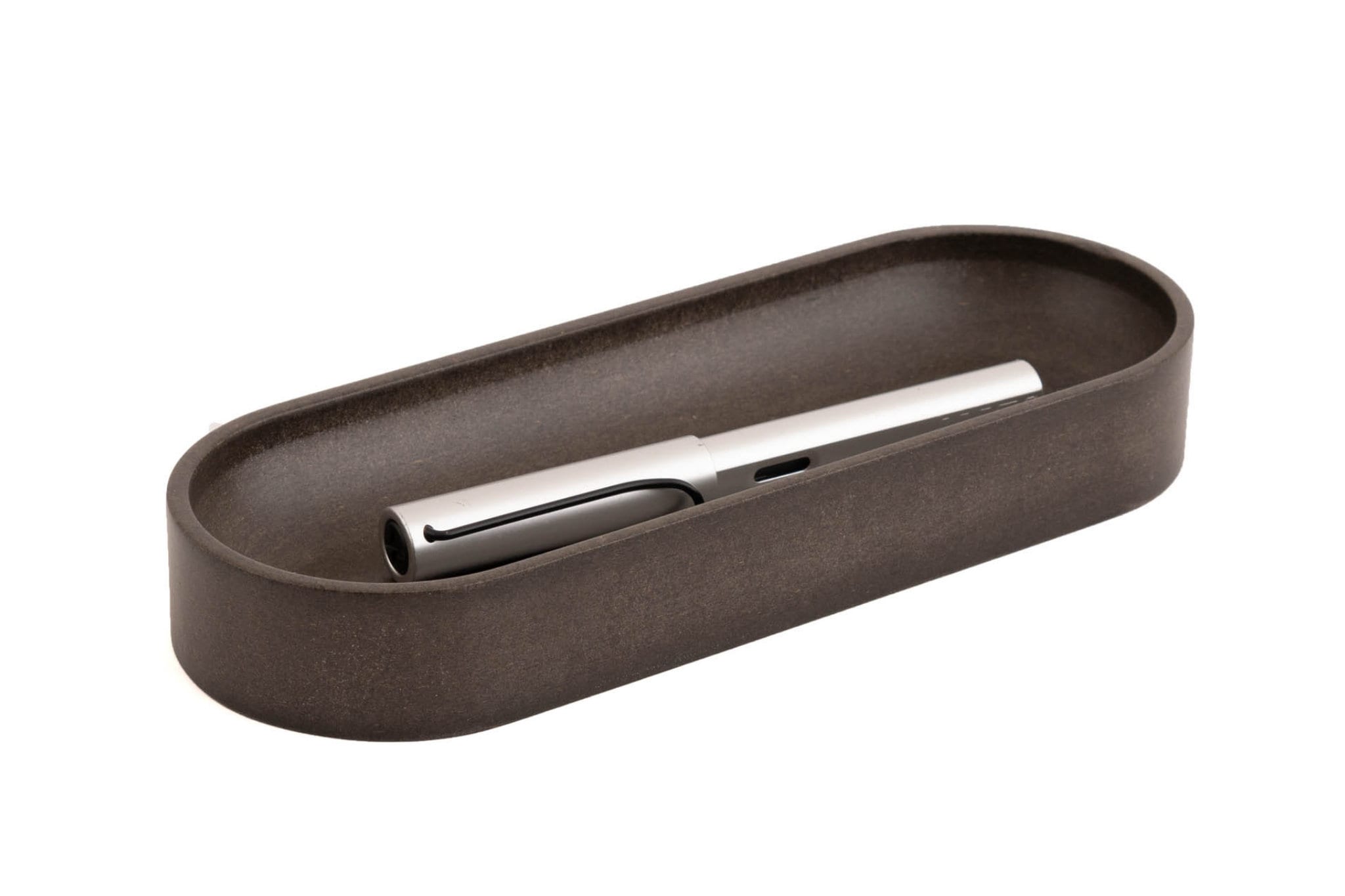 Grey Pen Tray, Pencil Holder for Desk,wood Desk Tray, Gray Wooden Key ...