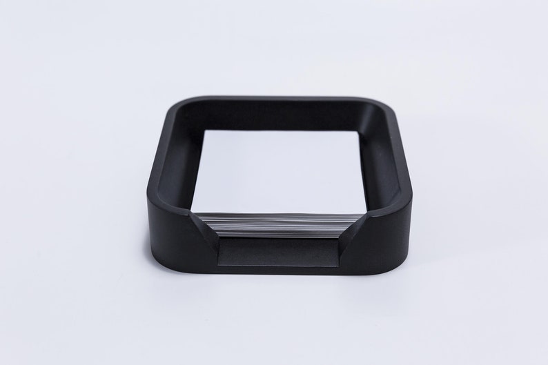 Desk Organizer Set Black Wooden Desktop Organiser Modern - Etsy