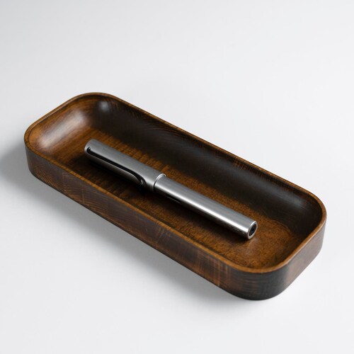 Fountain Pen Tray Pen Rest Wood Pen Holder Wooden Pencil - Etsy