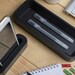 Desk Organizer Set Black Wooden Desktop Organiser Modern - Etsy