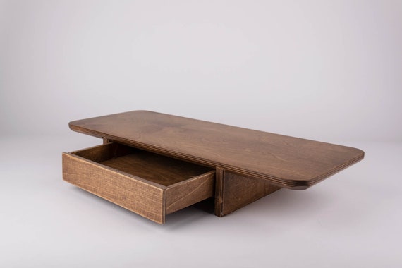 Buy Wooden Monitor Stand With Drawer Monitor Desk Shelf Computer Riser Home Office Accessories Workspace Organization Online in India Etsy
