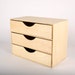 Wooden Desk Organizer With Drawer Desktop Storage Box With - Etsy
