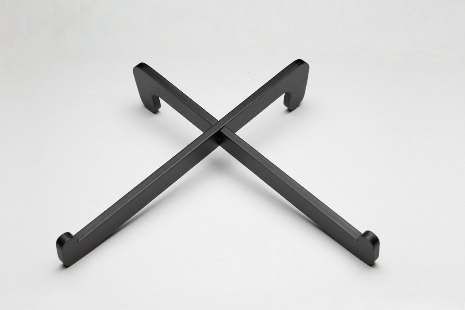 Black Minimalist Laptop Stand for Desk Portable Laptop Riser - Etsy
