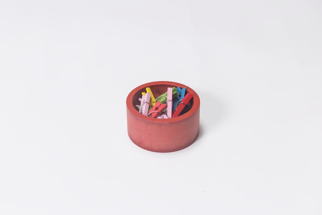 Red Desk Organization Set of Two Office Desktop Accessories - Etsy