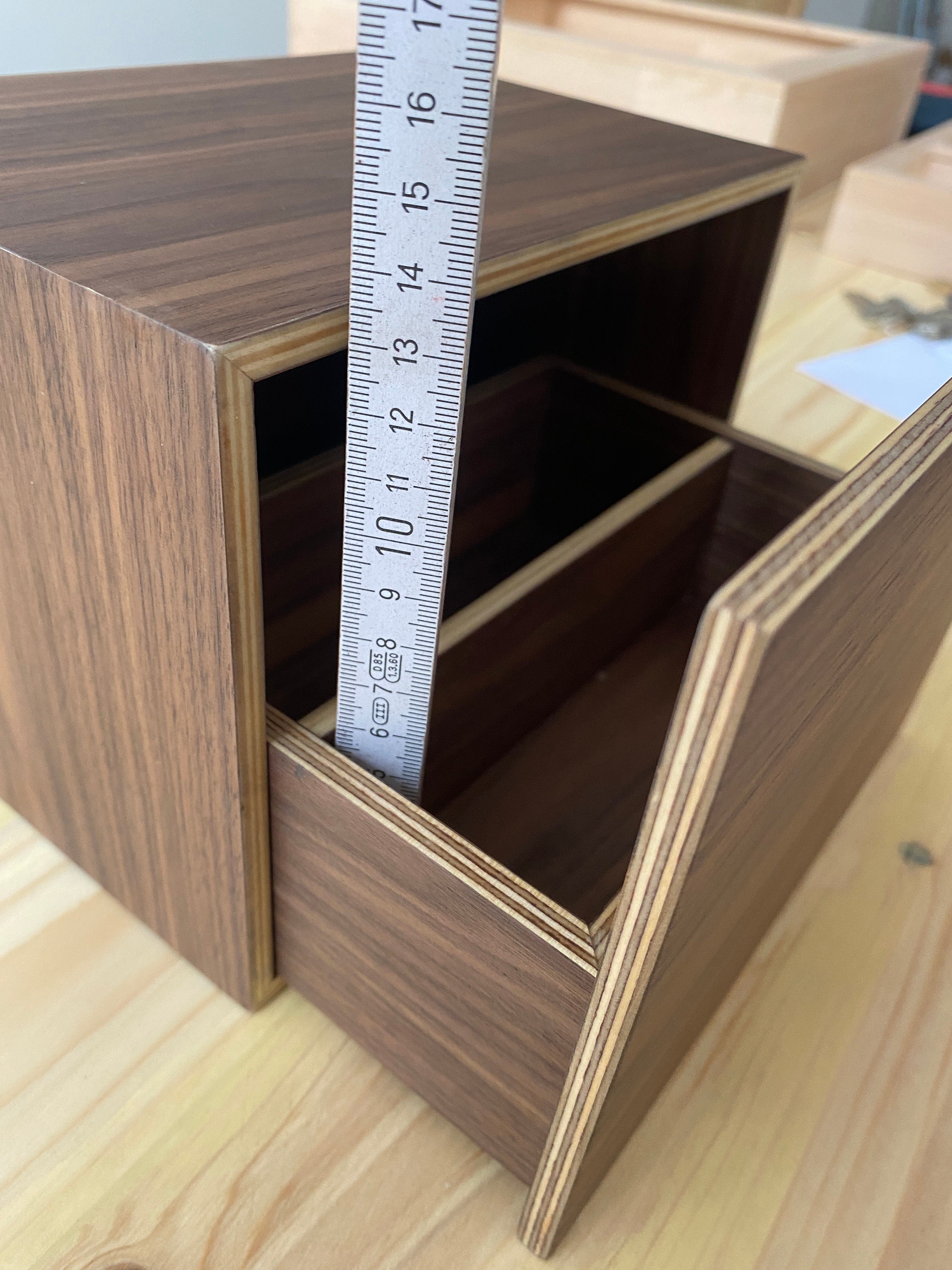 Wooden Recipe Card Box Luxury and Modern Recipe Box Birch - Etsy