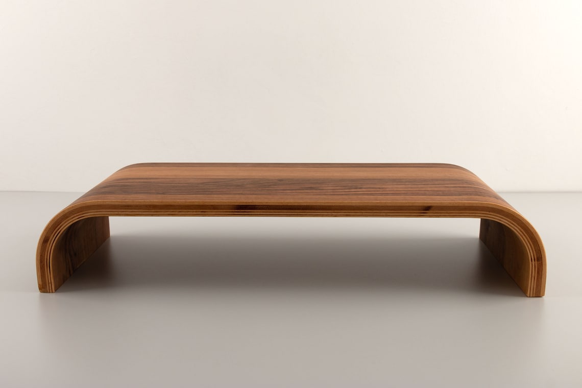 Wood Monitor Stand Wooden Riser Desk Shelf Support Imac | Etsy