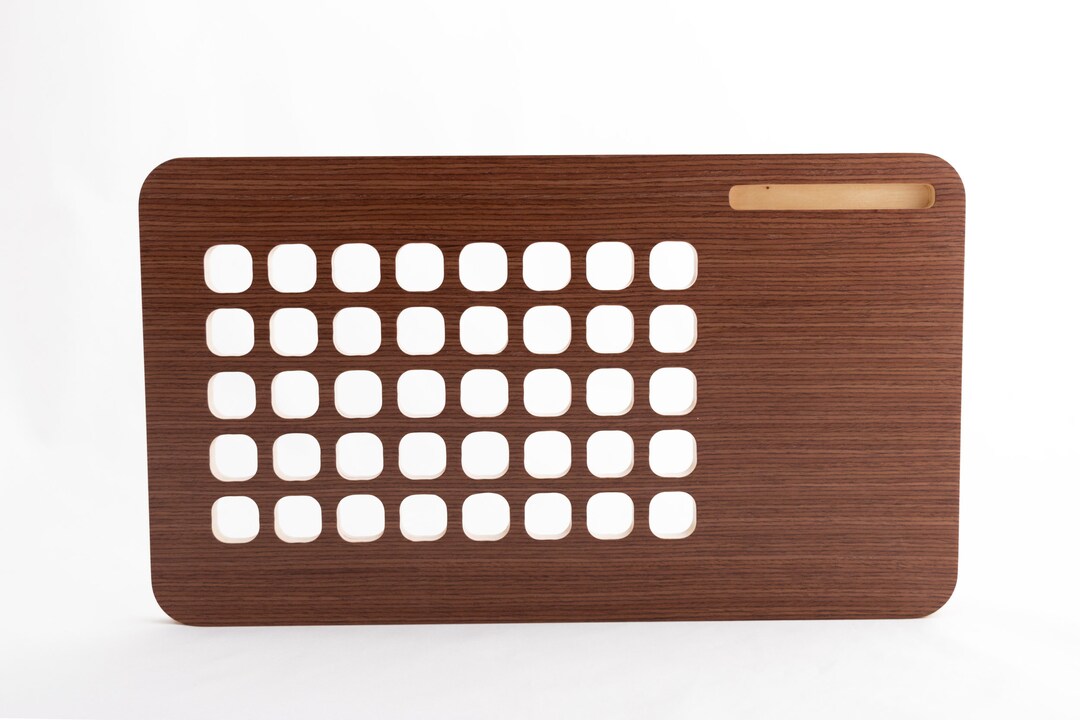 Wooden Lap Desk With Air Holes, Portable Lightweight Lap Tray for Couch ...