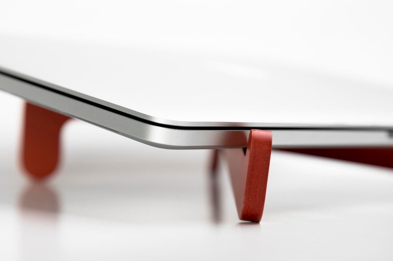 Black Minimalist Laptop Stand for Desk Portable Laptop Riser - Etsy