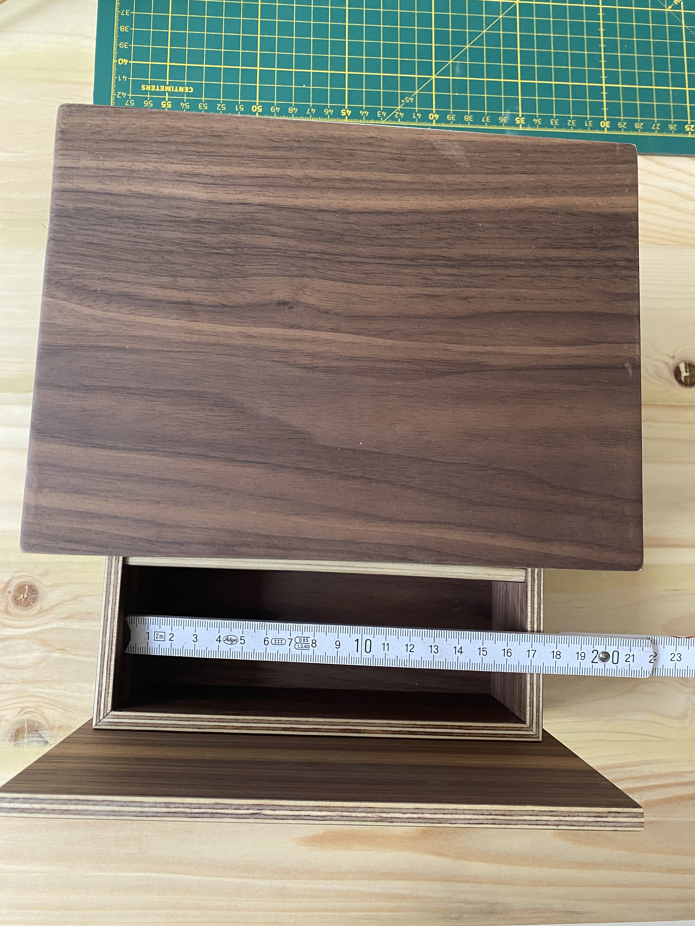 Wooden Recipe Card Box , Luxury and Modern Recipe Box, Birch or Walnut ...