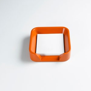 Orange Desk Accessories, Office Desk Tidy, Orange Office Decor, Home ...