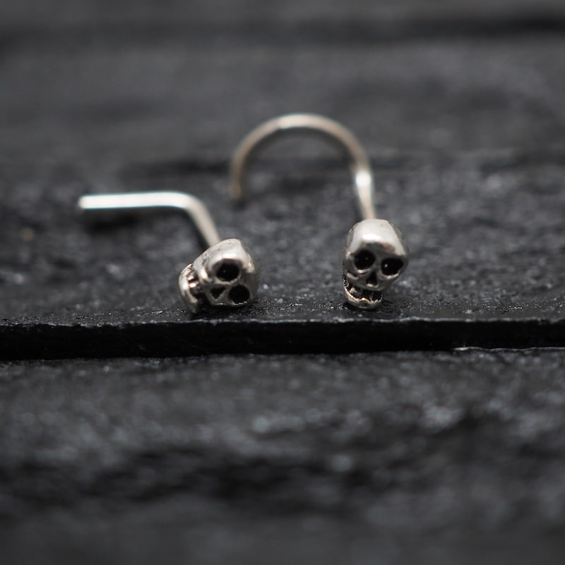 Skull Piercing - Etsy