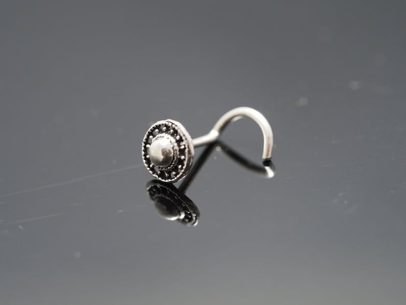 18-20 Gauge UFO Nose Stud 925 Sterling Silver Nose Stud nose - Etsy