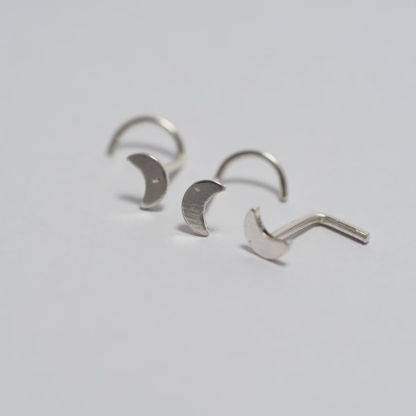 Moon Nose Ring - Etsy