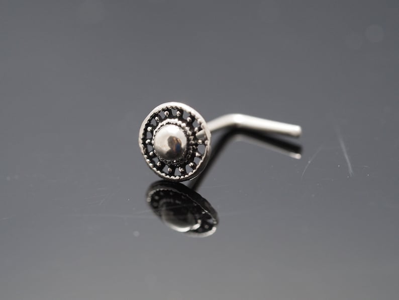 18-20 Gauge UFO Nose Stud 925 Sterling Silver Nose Stud nose - Etsy
