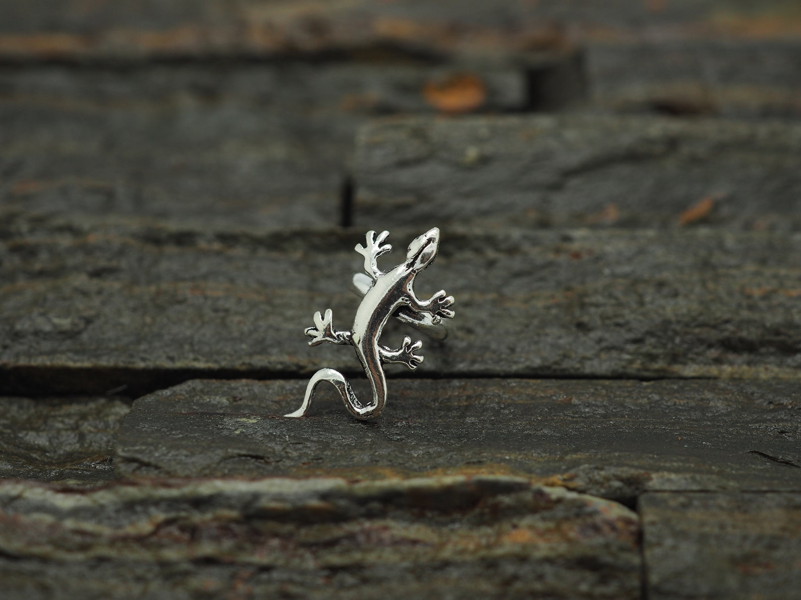 Gecko Ear Cuff lizard Animal Ear Cuff Non Pierce Ear - Etsy